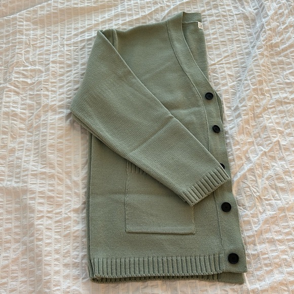 Sweaters | Oversized Mint Green Chunky Cardigan | Poshmark